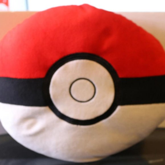 Pokemon | Other | Official Pokemon Pokeball Power Plush Pillow 1 217 ...